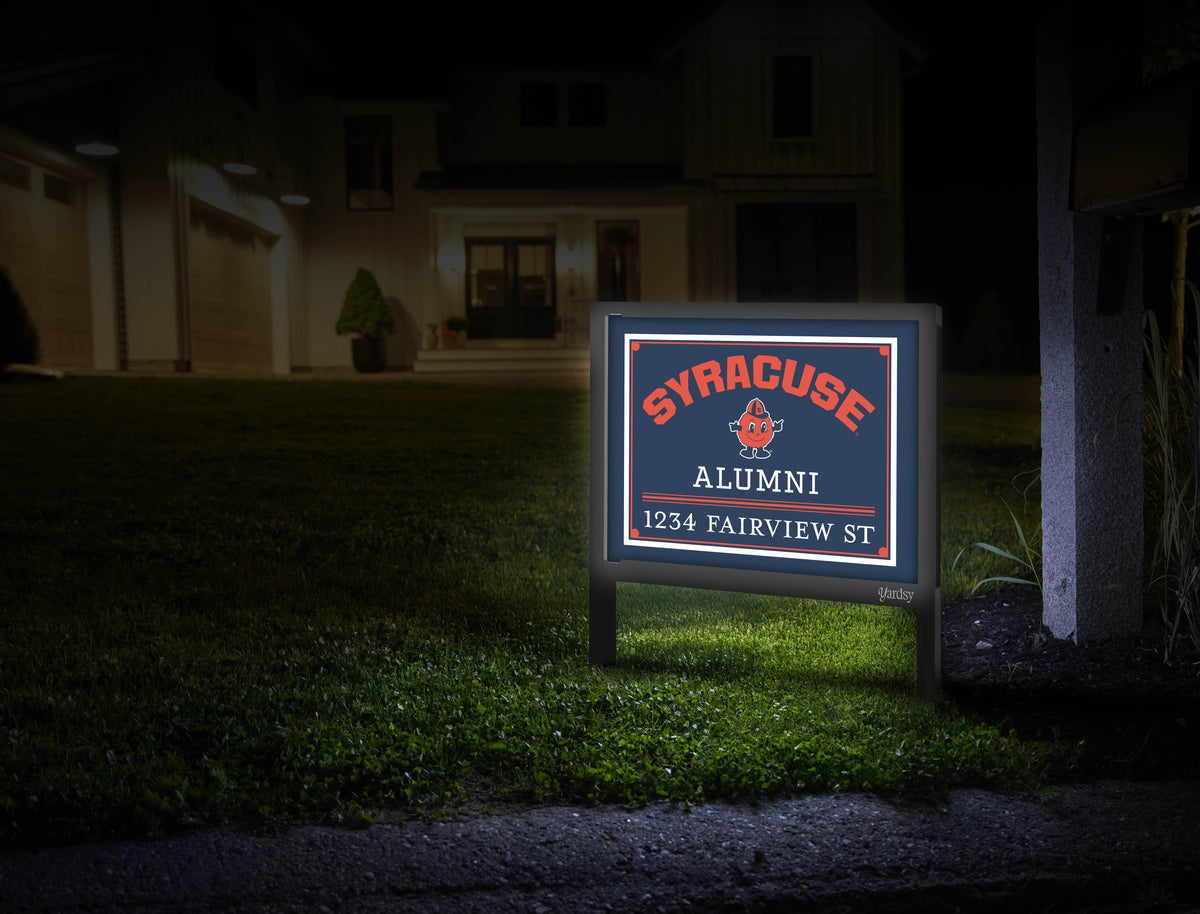 Alumni Syracuse Custom Yardsy Sign