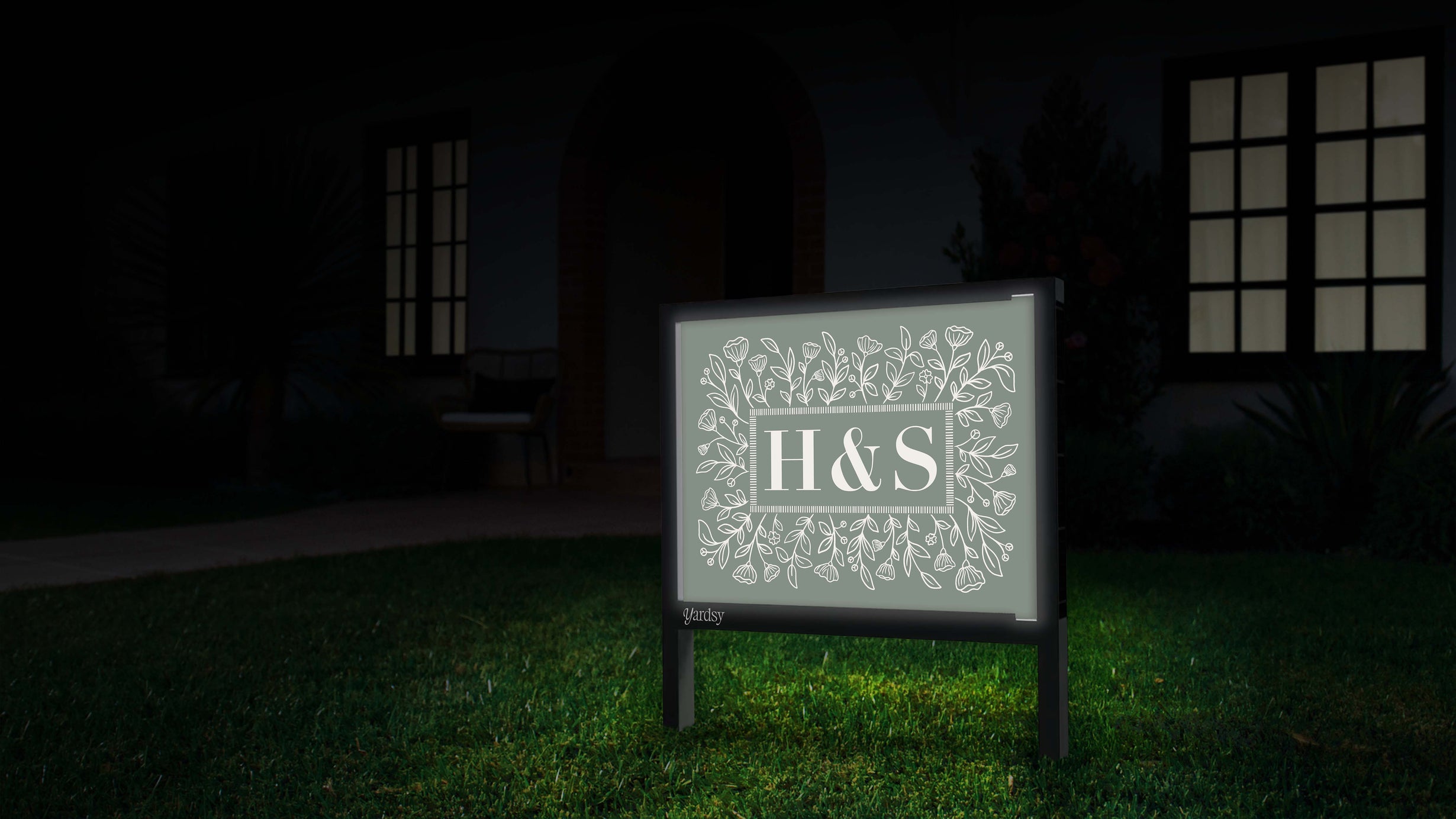 Customizable Monogram Yard Signs – Yardsy
