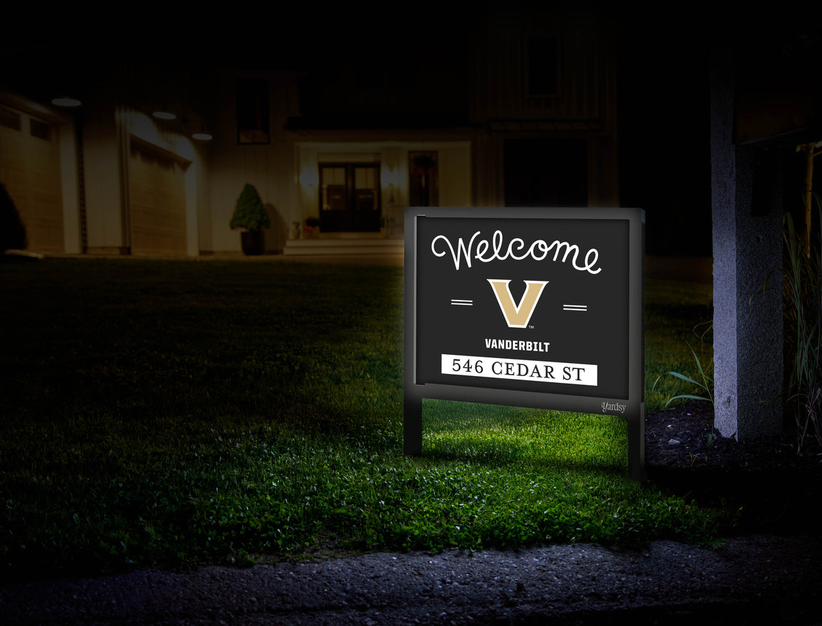 Welcome Vanderbilt Custom Yardsy Sign
