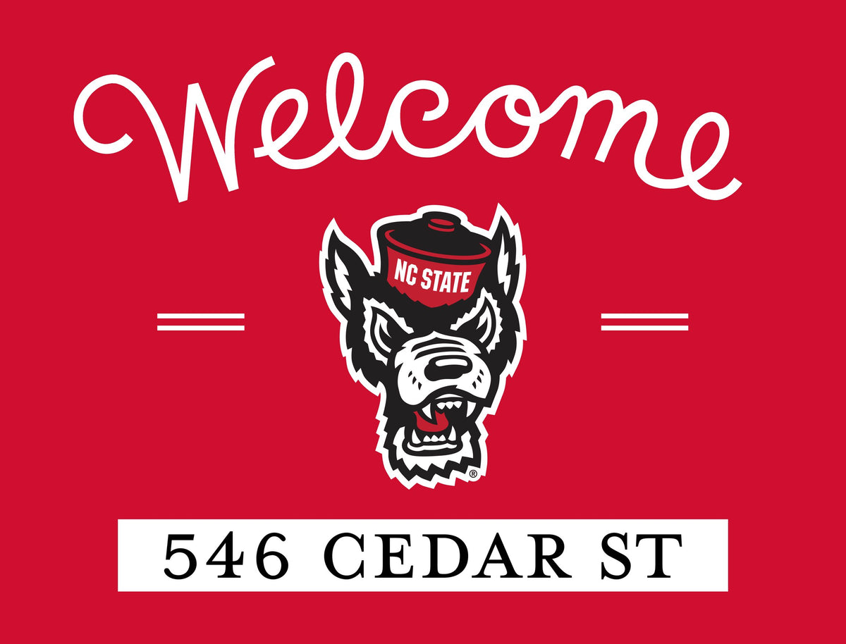 Welcome North Carolina State Custom Yardsy Sign
