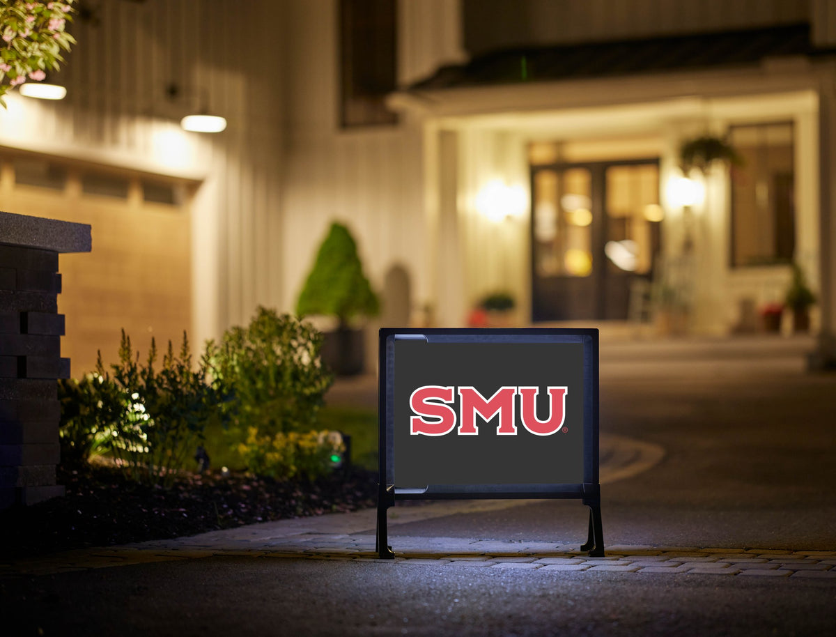 SMU Black Red Yardsy Sign