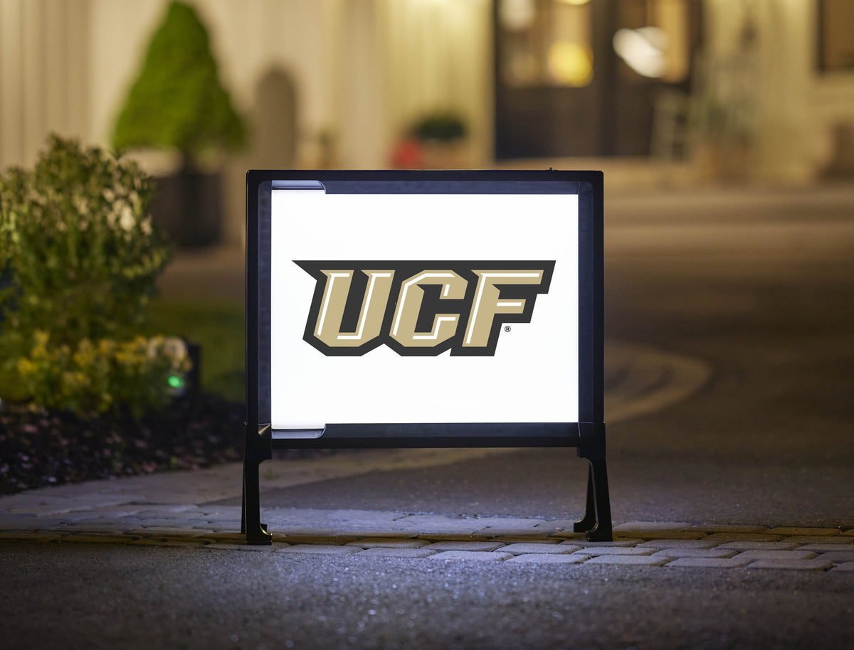UCF Secondary Athletics Mark White Yardsy Sign