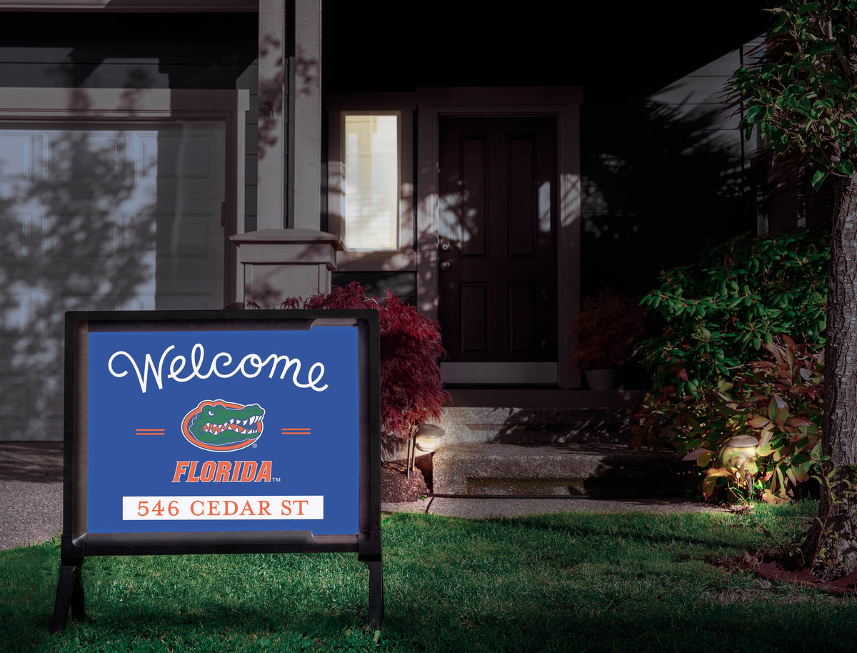 Welcome University Of Florida Custom Yardsy Sign