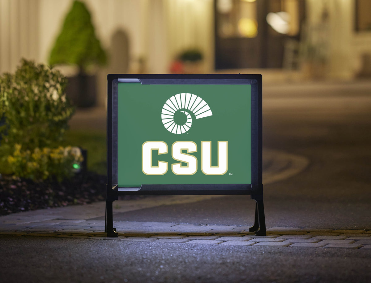 CSU Logo Green Yardsy Sign